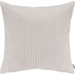 HOCK Dekokissen H.O.C.K., B:50cm H:10cm L:50cm, beige, Polyester, Dekokissen_Sitzkissen_Kissenhüllen, "Corduroy", weiches Cord