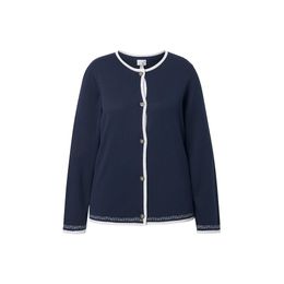 Ulla Popken Knit Cardigan female Blue size 42-44