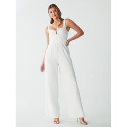 BWLDR Jumpsuit 'Ascot' Damen Gr&ouml;&szlig;e L wei&szlig;