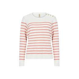 soyaconcept Sweater 'DOLLIE STRIPE 783' female Orange, White size L