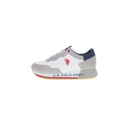 U.S. Polo Assn. Sneaker 'Cleef006' Herren Gr&ouml;&szlig;e 44 blau / grau / rot / wei&szlig;