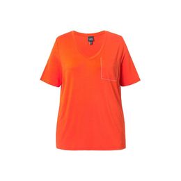 Ulla Popken Shirt female Orange size 42-44