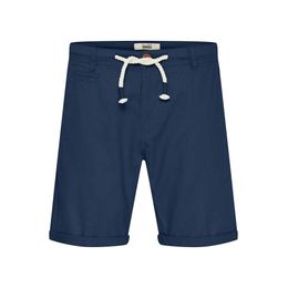 Blend Leinenshorts 'Lias' mit Kordelzug Herren Größe 31/32 blau / navy