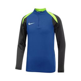 Nike Sportsweatshirt 'Strike 24' Jungen Gr&ouml;&szlig;e 158 dunkelblau / hellgr&uuml;n / schwarz / wei&szlig;