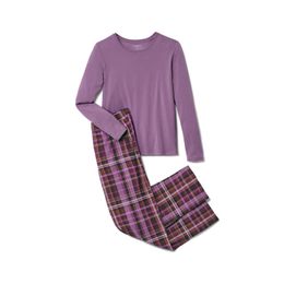 Tchibo - Pyjama - Damen - Gr. S - dunkellila