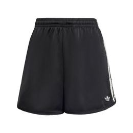 adidas originals Shorts 'Satin Shorts Ruffle' Damen Gr&ouml;&szlig;e 38/40 schwarz / wei&szlig;