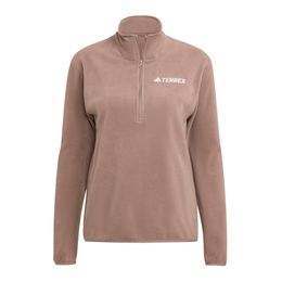adidas terrex Sportpullover 'ESS' Damen Gr&ouml;&szlig;e S braun / wei&szlig;
