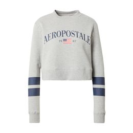 A&eacute;ropostale Sweatshirt 'USA' Damen Gr&ouml;&szlig;e XS navy / graumeliert / blutrot / naturwei&szlig;