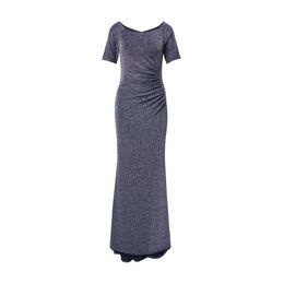 Vera Mont Kleid Damen Gr&ouml;&szlig;e 36 dunkelblau / silber Sommerkleid