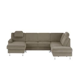 meinSofa Wohnlandschaft Mit verschiedenen Funktionen verf&uuml;gbar Jana braun Ma&szlig;e (cm): B: 309 H: 87 T: 235.0 Sofas > Sofas nach Material > &raquo; Sofa DE