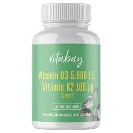 Vitamin D3 Depot 5000 Ie + Vitamin K2 7100 Mcg 180 ST