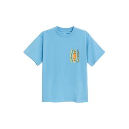 Cool Club T-Shirt Jungen Größe 146 himmelblau / limone / hellorange / schwarz