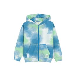 Cool Club Sweatjacke Jungen Größe 134 saphir / hellgrün / weiß