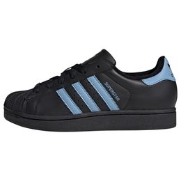adidas originals Sneaker 'Superstar II' Damen Größe 43/43.5 hellblau / schwarz