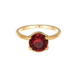 Elli Ring Damen Gr&ouml;&szlig;e 54 gold / rot
