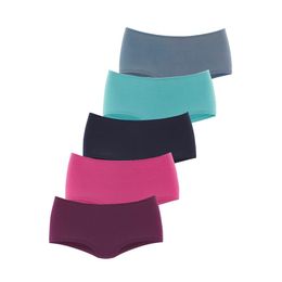 Lascana Panty Damen Gr&ouml;&szlig;e XS marine / t&uuml;rkis / taubenblau / brombeer / fuchsia