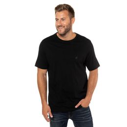 JP1880 T-Shirt Herren Gr&ouml;&szlig;e 4XL Gro&szlig;e Gr&ouml;&szlig;en schwarz