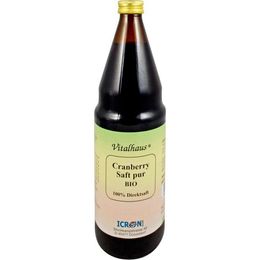 Axisis Cranberry Saft pur Bio Vitalhaus 750 ml