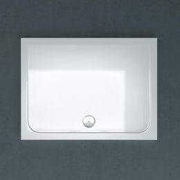 doporro Duschtasse in wei&szlig; aus Acryl Superflach Quadratisch Novas-Quadratisch-100x100cm