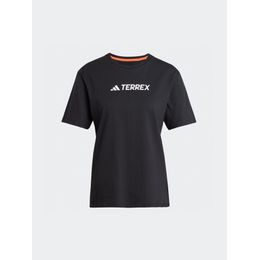 adidas terrex Sportshirt 'Classic Logo' Damen Gr&ouml;&szlig;e XXXS/XXS schwarz / wei&szlig;