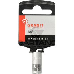 1/4" Bit-Adapter-Steckn., mit Spannring GRANIT BLACK EDITION