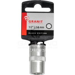 1/2" Stecknuss, 14 mm GRANIT BLACK EDITION