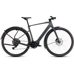 Cube Nulane Hybrid C:62 Race FE 400X | Gr. S | Carbon E-Gravelbike Gr&uuml;n