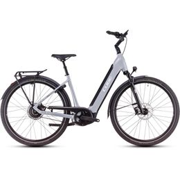 Cube Supreme Hybrid Deluxe SLX 625 | Gr. 54 cm | Aluminium E-Citybike Grau