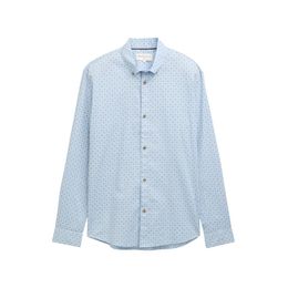 Tom Tailor Denim Hemd Herren Größe XXL hellblau / dunkelblau