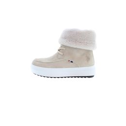 U.S. Polo Assn. Stiefelette Damen Gr&ouml;&szlig;e 35 beige Winterschuhe