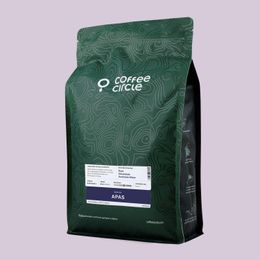 Coffee Circle Espresso Apas, 1 kg ganze Bohne, Arabica Kaffee aus Brasilien, Noten von Schokolade & gerösteten Nüssen, schokoladig, nussiger Geschmack