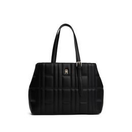 Tommy Hilfiger Tragetasche »TH FEMININE TOTE« Damen Umhängetasche, Schultertasche, mit verlängerbarem Henkel schwarz