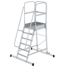 Munk Plattformleiter mit Rollen - 6 Stufen