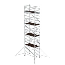 Munk Rollgerüst 1.35 x 2.45 m / mit Ausleger & Doppel-Plattform - Plattformhöhe: 8.39 m