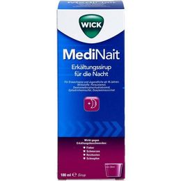 Wick MediNait Erkältungssirup für die Nacht 180 ml