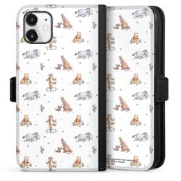 DeinDesign iPhone 11 Handy Klapph&uuml;lle Handyh&uuml;lle aus Kunst Leder schwarz Flip Case Disney Winnie The Pooh Official Licensed Product Sideflip mit Lasche