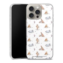 DeinDesign iPhone 16 Pro Max Handy Silikon H&uuml;lle Case transparent Handyh&uuml;lle Disney Winnie The Pooh Official Licensed Product Silikon Case