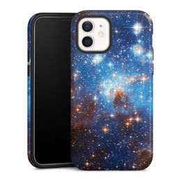 DeinDesign iPhone 12 mini Handy Panzer Handyh&uuml;lle robuste Outdoor H&uuml;lle Schutzh&uuml;lle gl&auml;nzend Weltall Star Galaxy Tough Case