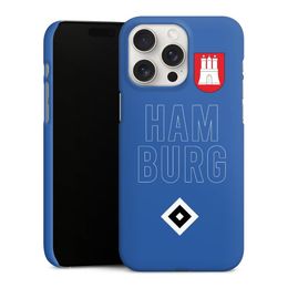 DeinDesign iPhone 15 Pro Max Handy Premium Case Smartphone Handyh&uuml;lle Schutzh&uuml;lle matt Official Licensed Product Hamburg Hamburger Sv Premium Case