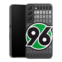 DeinDesign Galaxy S22 Handy Premium Case Smartphone Handyh&uuml;lle Schutzh&uuml;lle matt H96 Hannover 96 Official Licensed Product Premium Case
