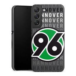 DeinDesign Galaxy S22 Handy Premium Case Smartphone Handyh&uuml;lle Schutzh&uuml;lle gl&auml;nzend H96 Hannover 96 Official Licensed Product Premium Case