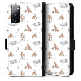 DeinDesign Galaxy S20 Handy Klapph&uuml;lle Handyh&uuml;lle aus Kunst Leder schwarz Flip Case Winnie The Pooh Official Licensed Product Disney Sideflip mit Lasche
