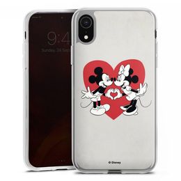 DeinDesign iPhone Xr Handy Silikon H&uuml;lle Case transparent Handyh&uuml;lle Disney Heart Silikon Case