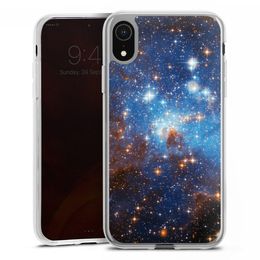 DeinDesign iPhone Xr Handy Silikon H&uuml;lle Case transparent Handyh&uuml;lle Weltall Star Galaxy Silikon Case
