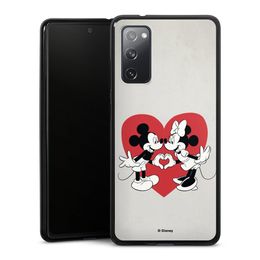 DeinDesign Galaxy S20 FE 5G Handy Silikon H&uuml;lle Case schwarz Handyh&uuml;lle Disney Heart