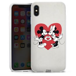 DeinDesign iPhone Xs Max Handy Silikon H&uuml;lle Case transparent Handyh&uuml;lle Disney Heart Silikon Case
