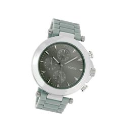 Analog-Armbanduhr Oozoo Vintage Series grau groß (ca. 45mm) | Gr.: onesize