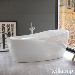 Tellkamp Sao freistehende Oval-Badewanne, 0100-278-0B-A/CR,