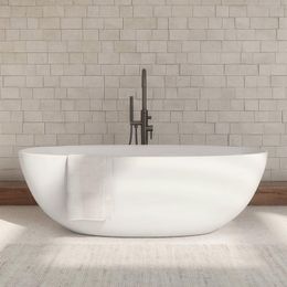 Omnires SHELL freistehende Badewanne, oval, SHELLWWBM,