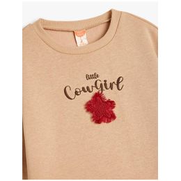KOTON Sweatshirt in Braun | Gr.: 4-6 Jahre